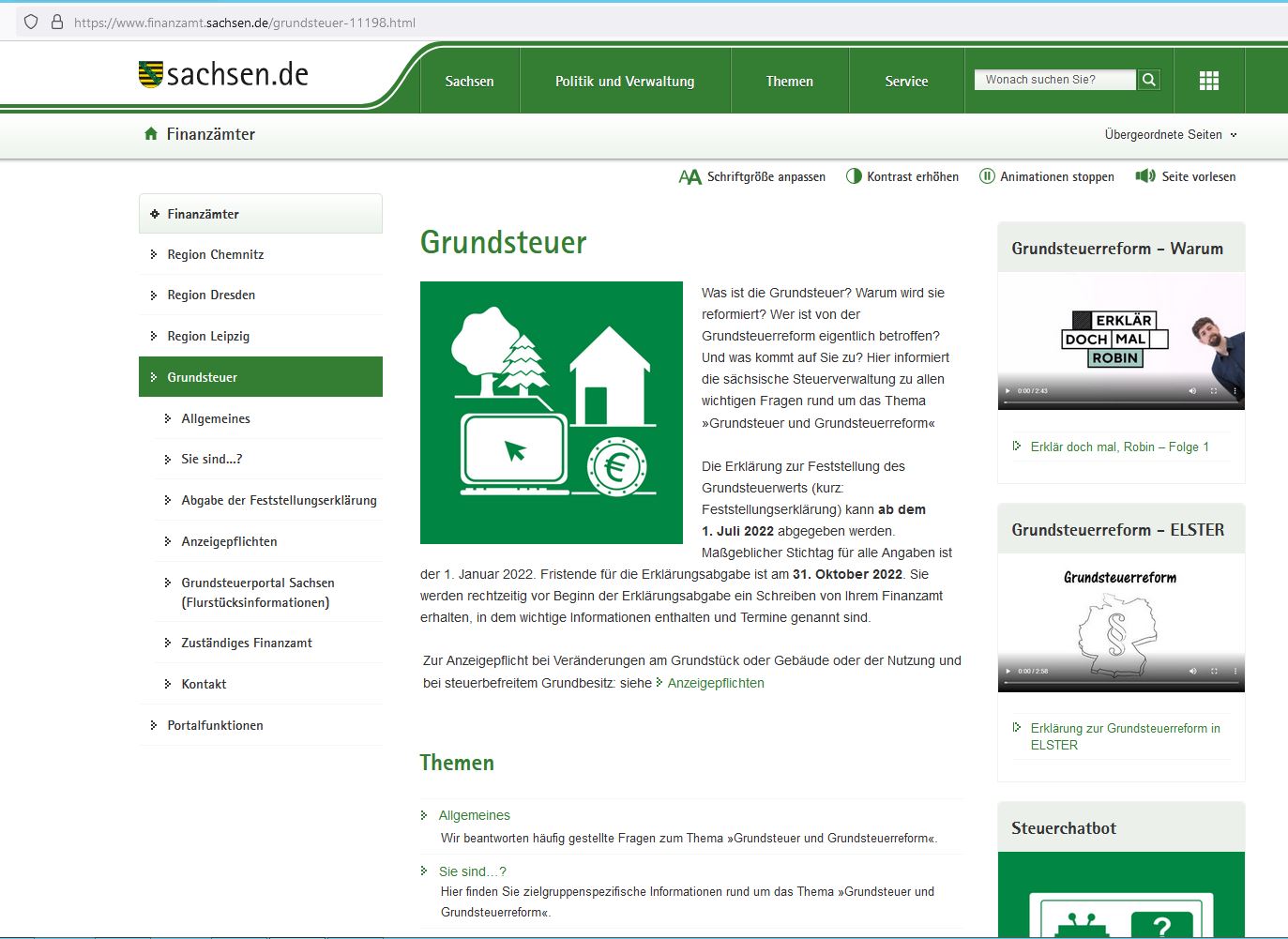 Grundsteuer Sachsen Ausfullhilfe